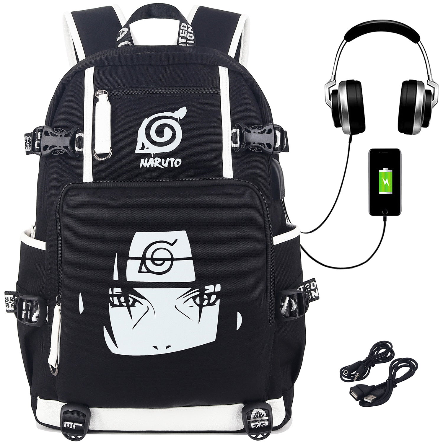 Naruto Uchiha Itachi Luminous Backpack – Roffatide
